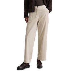 Marc O'Polo MARC O'POLO Damen Chinohose "aus Organic Cotton"light oat, Gr. 44, unifarben, Cord, Obermaterial: 100% Baumwolle, Hosen
