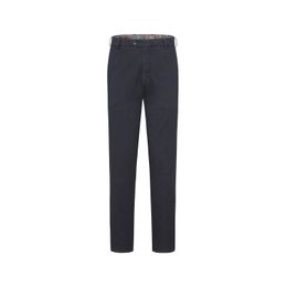 MEYER Herren Chinohose "Bonn", blau, Gr. 102, uni, Obermaterial: 98% Baumwolle CO. 2% Elasthan EL., Hosen, mit Stretch-Dehnbund