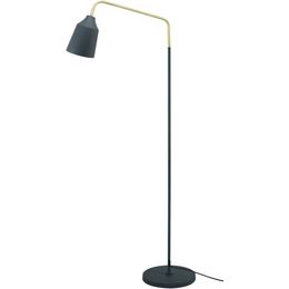 Kayoom Stehlampe "Capree in Blau, ohne Leuchtmittel, LxBxH: 73 x 30 x 160 cm", H: 160cm, 1 Stk., schwarz, Wohnzimmer, Leuchten