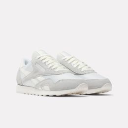 Reebok CLASSIC Damen Sneaker "CLASSIC NYLON", Gr. 40, wei&szlig;, Leder, Synthetik, Textil, Schuhe