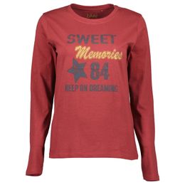 Blue Seven Damen Langarmshirt "Langarmshirt", rot, Gr. 40, 100% Baumwolle, Shirts