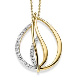 Adelia&acute;s ADELIA ́S Damen Kettenanh&auml;nger "Anh&auml;nger aus 333 Gelbgold", Gold, gold, Gold, Schmuckanh&auml;nger, mit Zirkonia