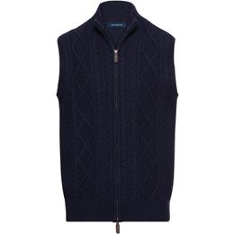 Highmoor Strickweste mit Rei&szlig;verschluss Dunkelblau (Gr&ouml;&szlig;e: XXL)