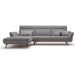 Ecksofa, B:318cm H:103cm T:183cm, grau, CREATION BY ROLF BENZ, Chenille COCO (72% Polyester 15% Baumwolle 13% Polyacryl), Wohnzimmer, Sofas, "CR.460