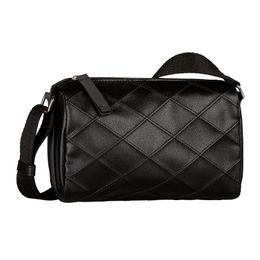 Tom Tailor Damen Umh&auml;ngetasche "Skylar", schwarz, Polyurethan, Taschen, Konkav gestepptes Kunstleder, feines Gewebeband und Reflektelemente