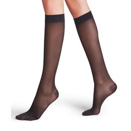 Falke Kinder Kniestr&uuml;mpfe "Energize", Gr. 37, schwarz, Obermaterial: 71% Polyamid PA. 29% Elasthan EL., matt, Socken