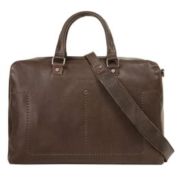 Harold'S HAROLD'S Aktentasche, braun, Leder, unifarben, Taschen, echt Leder