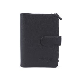 MARGELISCH Damen Geldb&ouml;rse "Oxford 3", schwarz, Leder, Kleinlederwaren, aus LWG zertifiziertem Leder