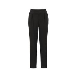 GOLDNER Damen Stoffhose "Schicke Stoffhose MARTHA mit Teildehnbund", schwarz, festlich, Gr. 42, Obermaterial: 97% Polyester PES. 3% Elasthan EL.,