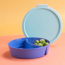 Koziol Aufbewahrungssch&uuml;ssel "NORA BOX 1,1l Schale 1,1l mit Deckel", B/H/L: 21,8cm x 5,9cmstrong blau, sweet gr&uuml;n, Lebensmittelaufbewahrungsbeh&auml;lter