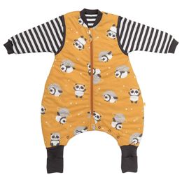 SCHLUMMERSACK Babyschlafsack "Schlafsack mit F&uuml;&szlig;en 3.5 Tog", L: 80cm, gelb, Schlafs&auml;cke