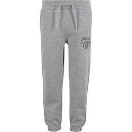 Kinder Jogginghose "Another Cotton Lab", grau, Gr. 146, ANOTHER COTTON LAB, 60% Baumwolle, 40% Polyester, Hosen