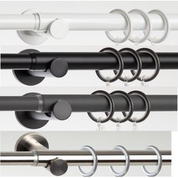 Gardinenring Liedeco, &Oslash;:27cm, wei&szlig;, Gardinenbefestigungen, "Stilring mit Faltenlegehaken", Robust, Ger&auml;uscharm, Strapazierf&auml;hig