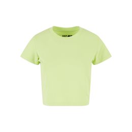 DEF Damen Kurzarmshirt "DEF Damen Love T-Shirt", gr&uuml;n, Gr. S, unifarben, 95% Baumwolle, 5% Elasthan, Shirts