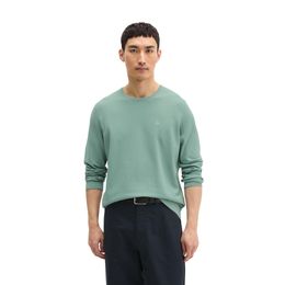Marc O'Polo MARC O'POLO Herren Rundhalspullover "aus zertifizierter Bio-Baumwolle", gr&uuml;n, Gr. XXL, unifarben, Obermaterial: 100% Baumwolle, Pullover