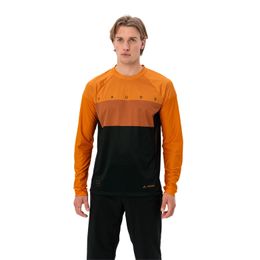 Vaude Herren Funktionsshirt "MEN'S MOAB LS T-SHIRT VI", gelb, Gr. S, Obermaterial: 100% Polyester, Shirts, sportliche Passform, atmungsaktives Mesh,