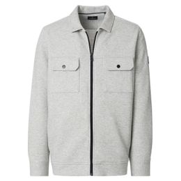 Casamoda Herren Collegejacke "Casamoda Sweatjacke uni"grau, Gr. L, 55% Baumwolle, 45% Polyester, Jacken