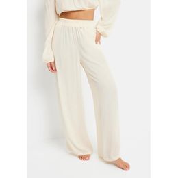 LSCN BY LASCANA Schlupfhose beige Gr. 46 f&uuml;r Damen. Figurumspielend. Nachhaltig.