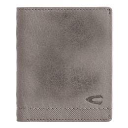 Camel Active Herren Geldb&ouml;rse "Nimbus", grau, Leder, Kleinlederwaren, weich genarbtes Leder mit leicht abgesetzten Ziern&auml;hten, RFID Schutz
