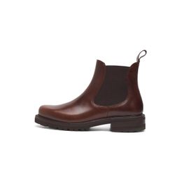 Henry Stevens Herren Chelseaboots "Harry CB5", Gr. 41, braun, Kalbsleder, Schuhe
