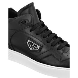 Philipp Plein Herren Sneaker "Mid-Top-Sneaker", Gr. 3902, schwarz, Schuhe