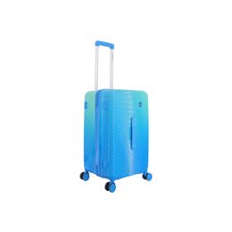 Saxoline Koffer "Twist Trunk", blau, Koffer, aus robustem ABS/PC-Material