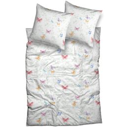 Bettw&auml;sche CASATEX, bunt, Satin, Bezug: 100% Baumwolle, Bettw&auml;sche, "Alara", zauberhaft und fr&uuml;hlingsfrisch