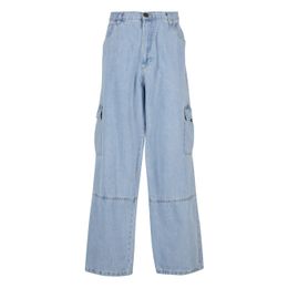 Southpole Herren Cargojeans "Southpole Southpole Cargo Denim Pants", blau, Gr. 32, unifarben, 100% Baumwolle, Jeans