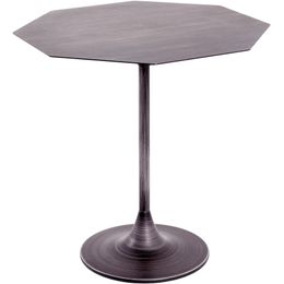Beistelltisch HAKU, B:45cm H:47cm T:45cm, schwarz, Wohnzimmer, Tische, "Sofatisch, Wohnzimmertisch", achteckig - aus Metall Schwarz B/T/H 45/45/47 cm