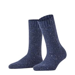 Falke Damen Socken "Mountain Comfort", Gr. 35, blau, Obermaterial: 48% Polyamid PA. 38% Alpaka WP. 11% Wolle WO. 2% Viskose CV. 1% Elasthan EL.,