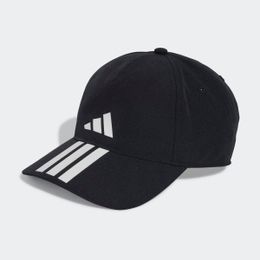 Damen Baseball Cap "3-STREIFEN CLIMAPROOF", schwarz-wei&szlig;, adidas Performance, Obermaterial: 90% Polyester, 10% Elasthan, Caps, mit Climacool