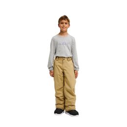 Quiksilver Kinder Snowboardhose "Estate 10K", beige, Gr. 12, Obermaterial: 100% Polyester., Hosen