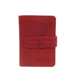 MARGELISCH Damen Geldb&ouml;rse "Z&uuml;rich 1", rot, Leder, Kleinlederwaren, aus LWG zertifiziertem Leder