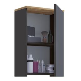 H&auml;ngeschrank Vcm, B:40cm T:22cm, braun, Obermaterial: 100% Holz Wood., K&uuml;che, Schr&auml;nke, "H&auml;ngeschrank Badregal Badm&ouml;bel Wandschrank Cosila"