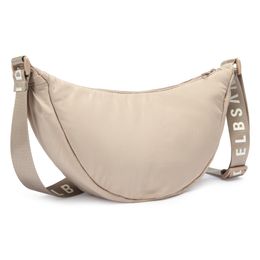 ELBSAND Damen Umh&auml;ngetasche "Crossbody Bag, Minibag, Schultertasche, Damentasche", beige, Stoff, Textil, unifarben, Taschen, NEU Handtasche Damen zum