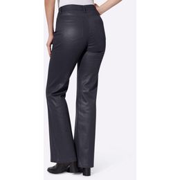 Heine Damen Bequeme Jeansmarine, Gr. 42, unifarben, 63% Baumwolle, 35% Lyocell, 2% Elasthan, Jeans
