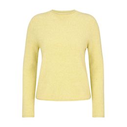 Cartoon Damen Strickpullover "Damen mit Stehkragen", gelb, Gr. 44, Obermaterial: 40% Polyester, 36% Polyacryl, 17% Polyamid, 4% Wolle, 3% Elasthan,