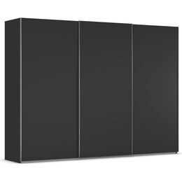 Schwebet&uuml;renschrank Rauch, B:301cm H:223cm T:68cm, schwarz, Holzwerkstoff, Schr&auml;nke, "Kleiderschrank Schrank Garderobe Schlafzimmerschrank CONTIDO",