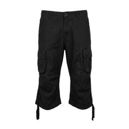Brandit Herren Stoffhose "Brandit Herren Urban Legend Cargo 3/4 Shorts", schwarz, Gr. XL, unifarben, 100% Baumwolle, Hosen