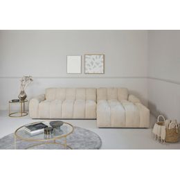 Ecksofa Jahnke, B:305cm H:76cm T:128cm, beige, Wohnzimmer, Sofas, "RELAX BUBBLE CORNER", Platz f&uuml;r bis zu 5