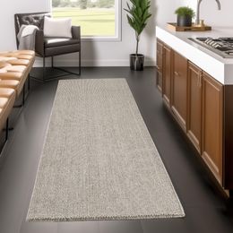 Teppich, B:80cm H:7mm L:250cm, braun, Ayyildiz Teppiche, Polypropylen, Wohnzimmer, Teppiche, "LOOM 4300 , auch als L&auml;ufer und in Rund", Kurzflor,