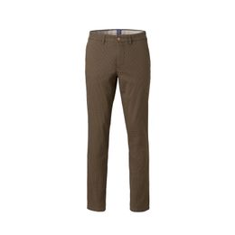 MEYER Herren Chinohose "M5 Chino 2-6190", braun, Gr. 33, uni, Obermaterial: 97% Baumwolle CO. 3% Elasthan EL., Hosen, M5 Chino in Regular Fit