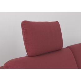 Sit & More Sofa-Kopfst&uuml;tze SIT & MORE, B:50cm H:25cm T:12cm, rot, Holzwerkstoff, Kopfst&uuml;tzen, "Cinturo", im 2-er Set