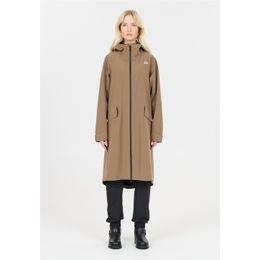 SOS Damen Outdoorjacke "Talinis", braun, Gr. M, unifarben, 90% Polyester, 10% Elasthan, Jacken, mit 4-Wege Stretch f&uuml;r viel Bewegungsfreiheit