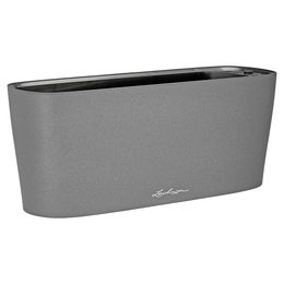 Lechuza Pflanztopf "Delta 10" Kunststoff anthrazit 30 x 13 x 11 cm