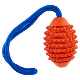 Karlie Hundespielzeug "Ruffus" Aqua Football Gummi orange/blau &Oslash; 11 x 32 cm