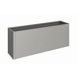 BioHort Hochbeet quarzgrau-metallic, 200 x 50 x 77 cm
