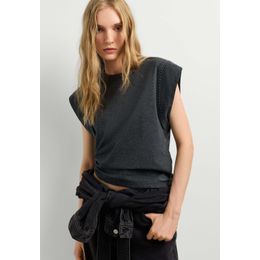 Pepe Jeans Damen T-Shirt "basic t-shirt BRITANY", grau, Gr. S, 100% Baumwolle, Shirts
