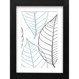 Intertrading Bilderrahmen 'Iceland' Holz schwarz 13 x 18 cm