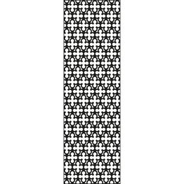 GroJa Einzelprofil Designelement 'Oriental XL' Aluminium anthrazit 60 x 180 cm